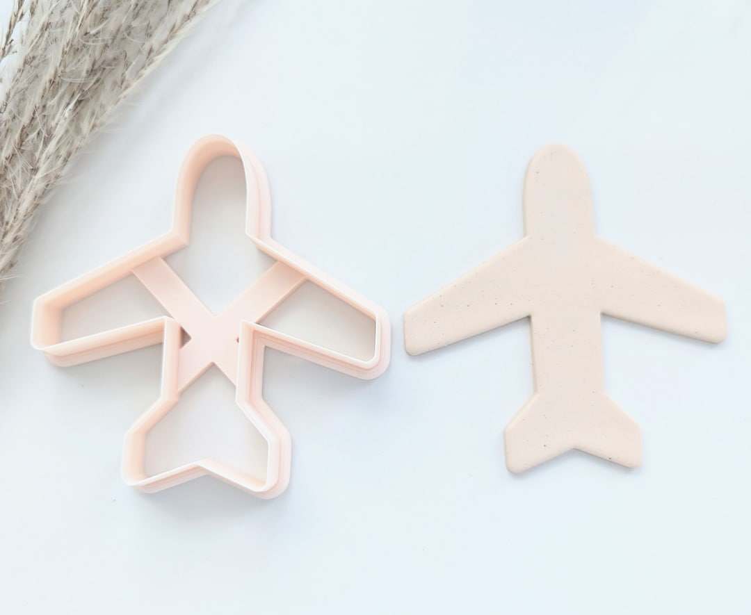 Airplane Cookie Cutter, Plane Cookie or Clay Cutter, Large Clay Cutter ...