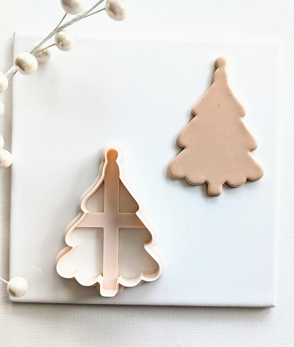 Christmas Tree Cookie Cutter, Christmas Tree Clay Cutter, Fondant ...
