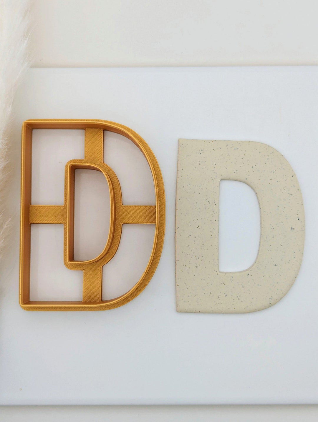 Alphabet Letter D Cookie Cutter, Letter D Large Clay Cutter, Polymer ...