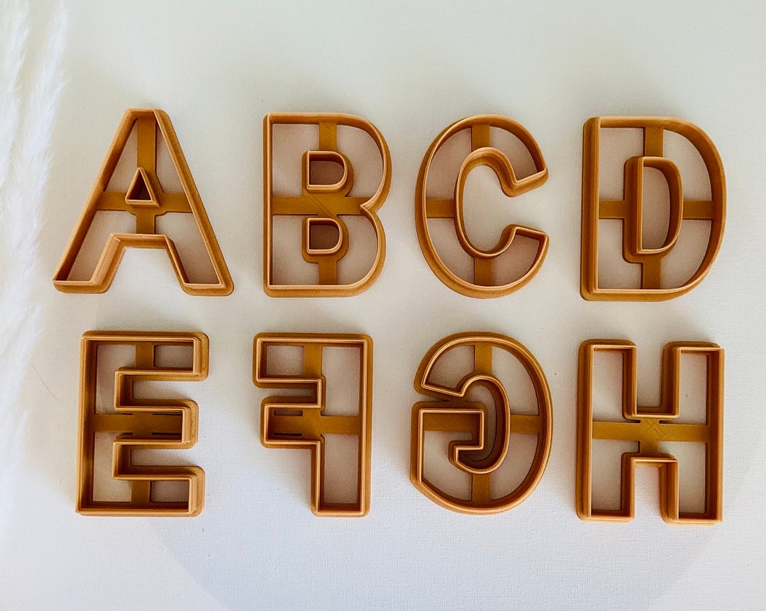 Alphabet Letter Cutters full Set of 26, Large Alphabet Cutters, Large ...