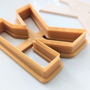 Alphabet Letter K Cookie Cutter, Letter K Large Clay Cutter, Polymer ...