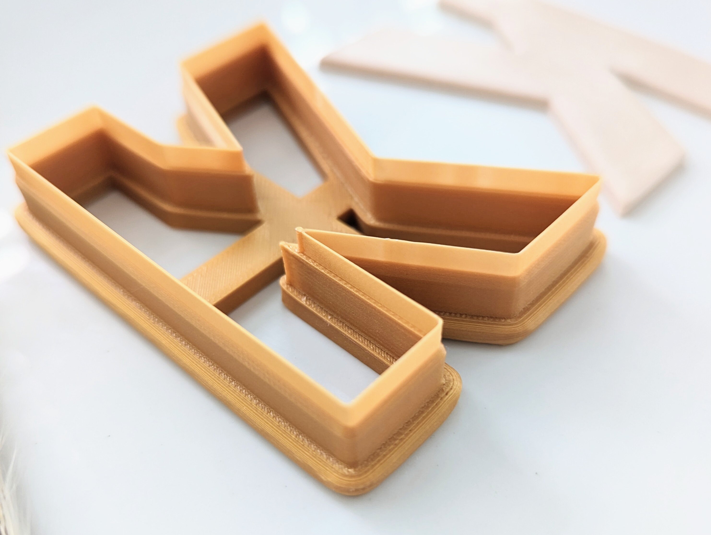 Alphabet Letter K Cookie Cutter, Letter K Large Clay Cutter, Polymer ...