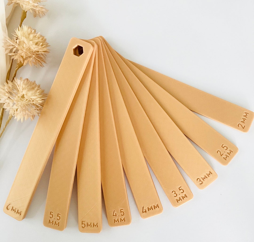 Clay Depth Guide Tools, Depth Guide Set, Clay Rolling Guides, Roller ...