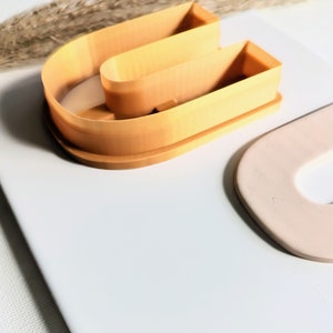 Alphabet Letter U Cookie Cutter, Letter U Large Clay Cutter, Polymer ...