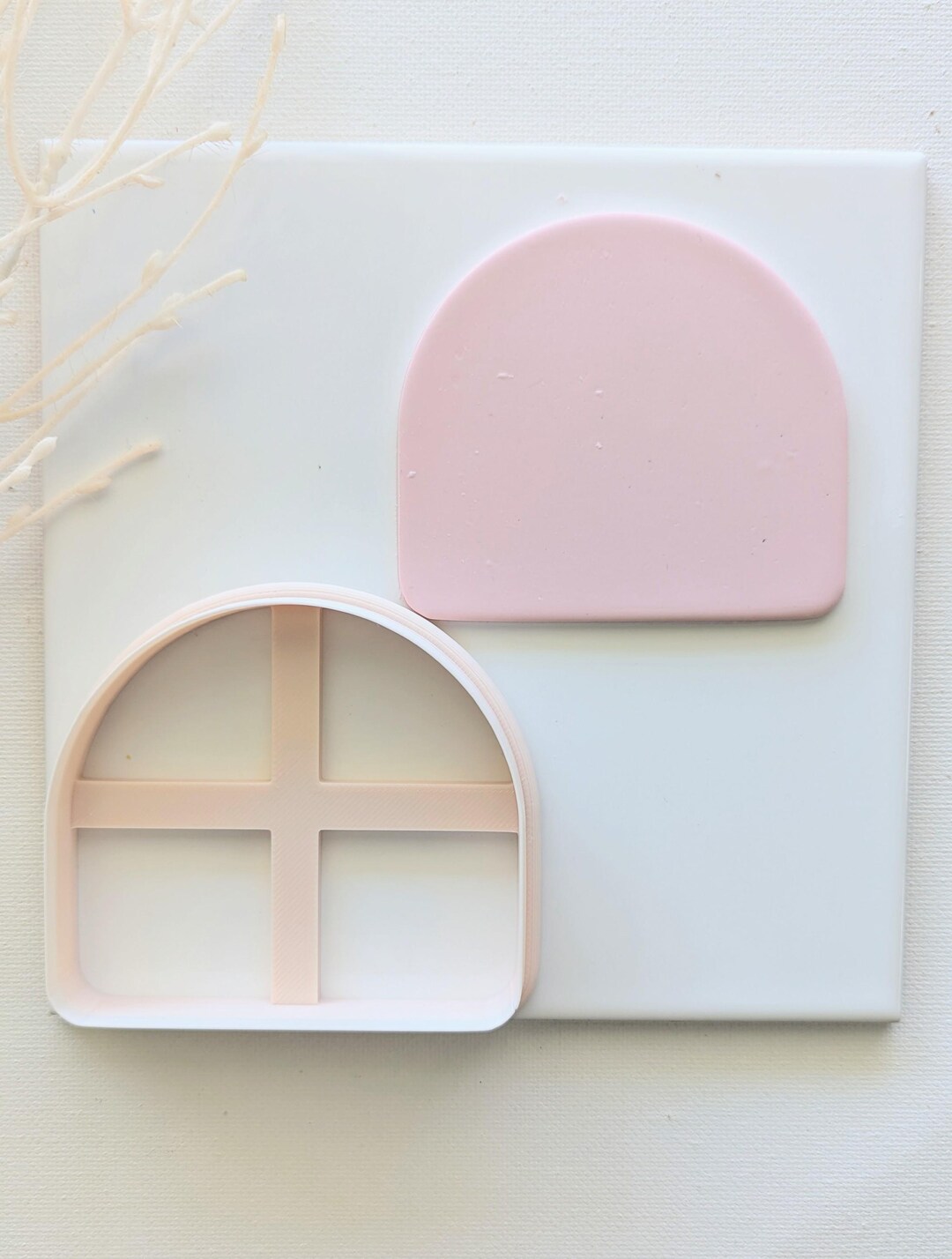 Half Circle Cookie Cutter, Half Circle Clay Cutter, Basic Shape Cookie ...