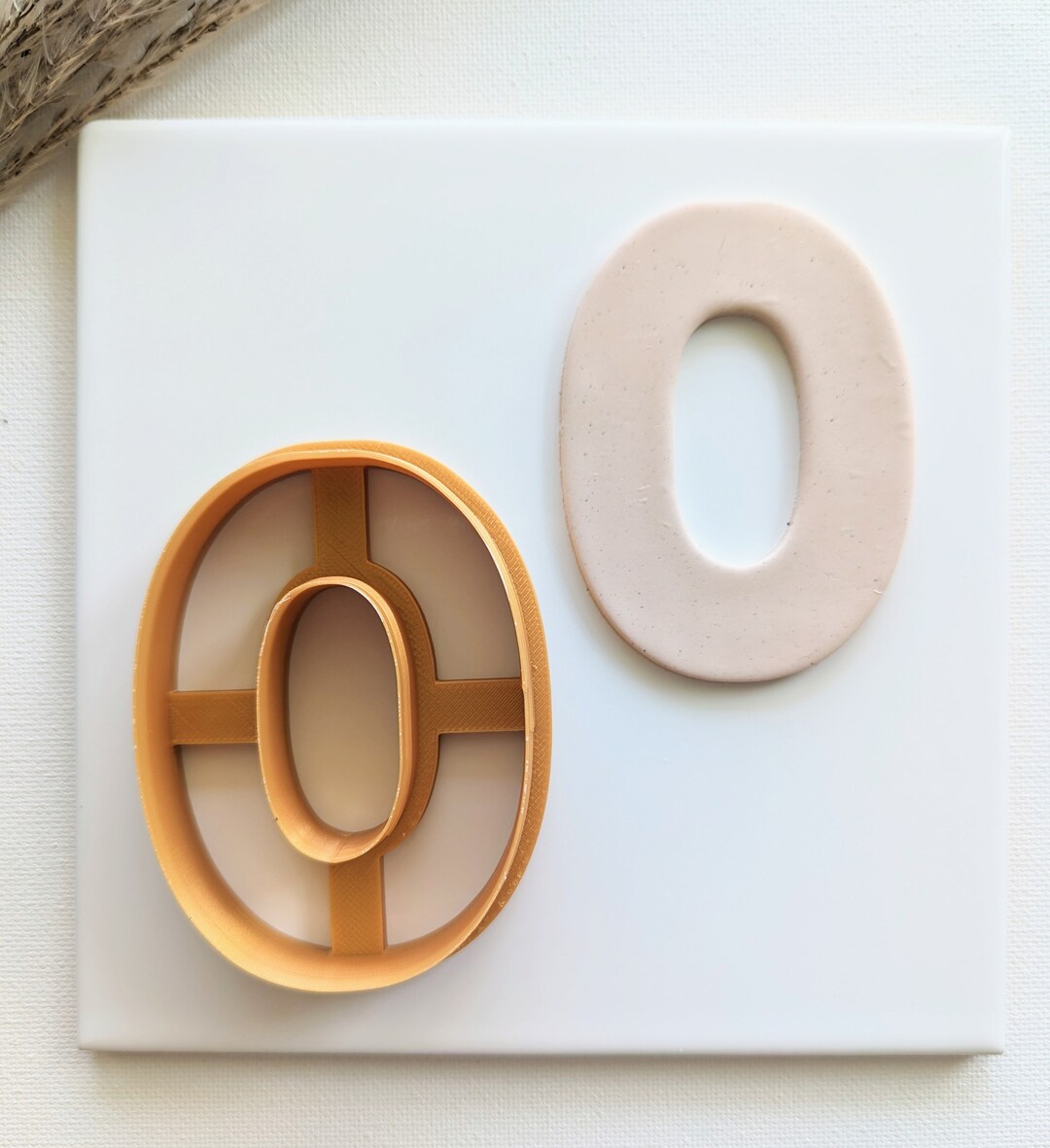 Alphabet Letter O Cookie Cutter, Letter O Large Clay Cutter, Polymer ...
