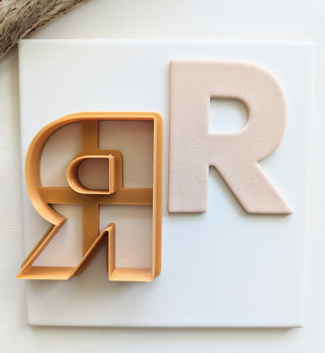 Alphabet Letter R Cookie Cutter, Letter R Large Clay Cutter, Polymer ...