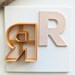 Alphabet Letter R Cookie Cutter, Letter R Large Clay Cutter, Polymer ...