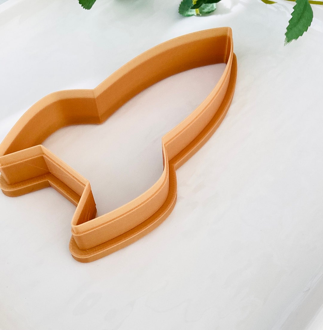 Spaceship Cookie Cutter, Rocket Cookie Cutter, Large Clay Cutter ...