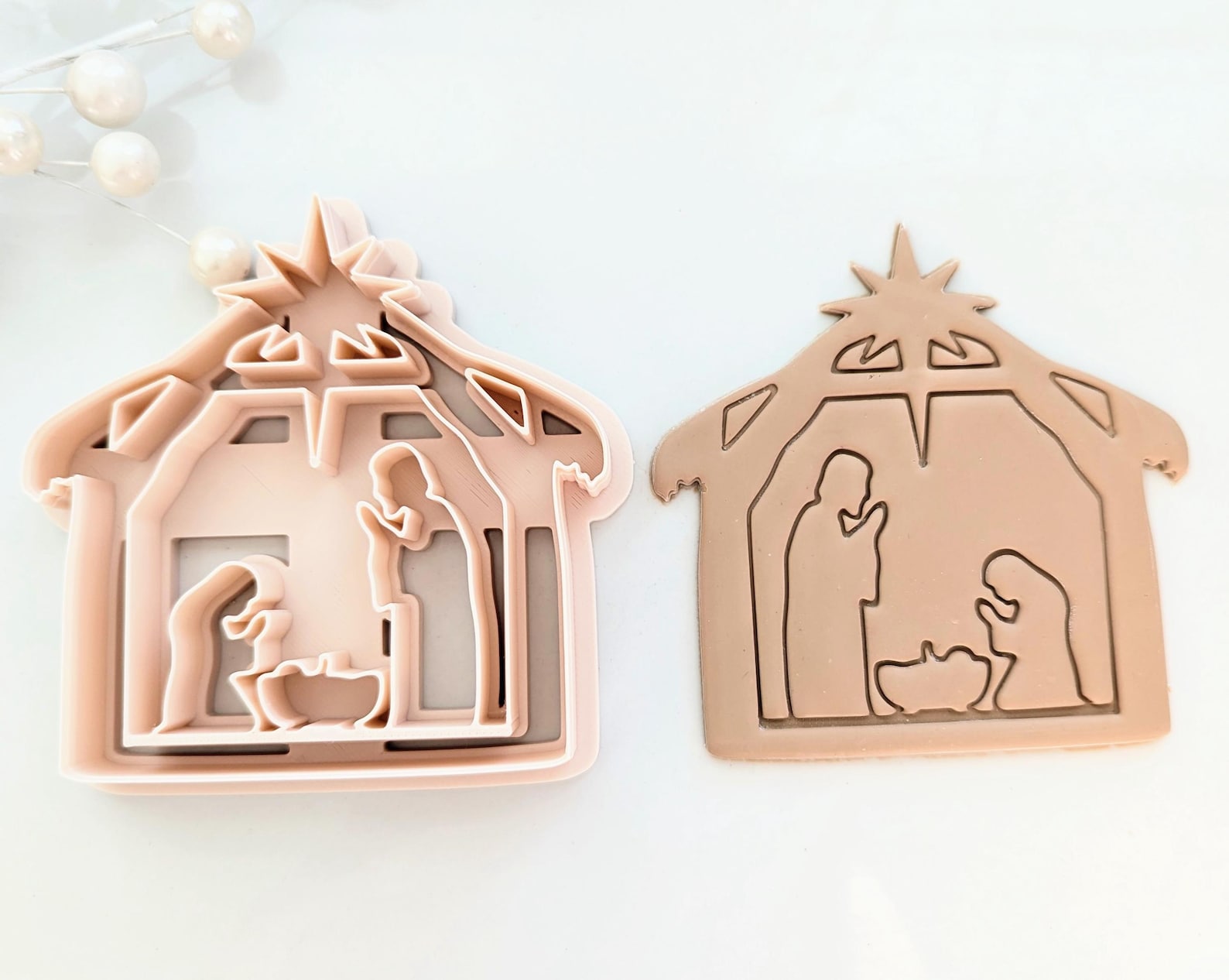 Christmas Nativity Scene Imprint Cutter, Nativity Ornament Cutter ...