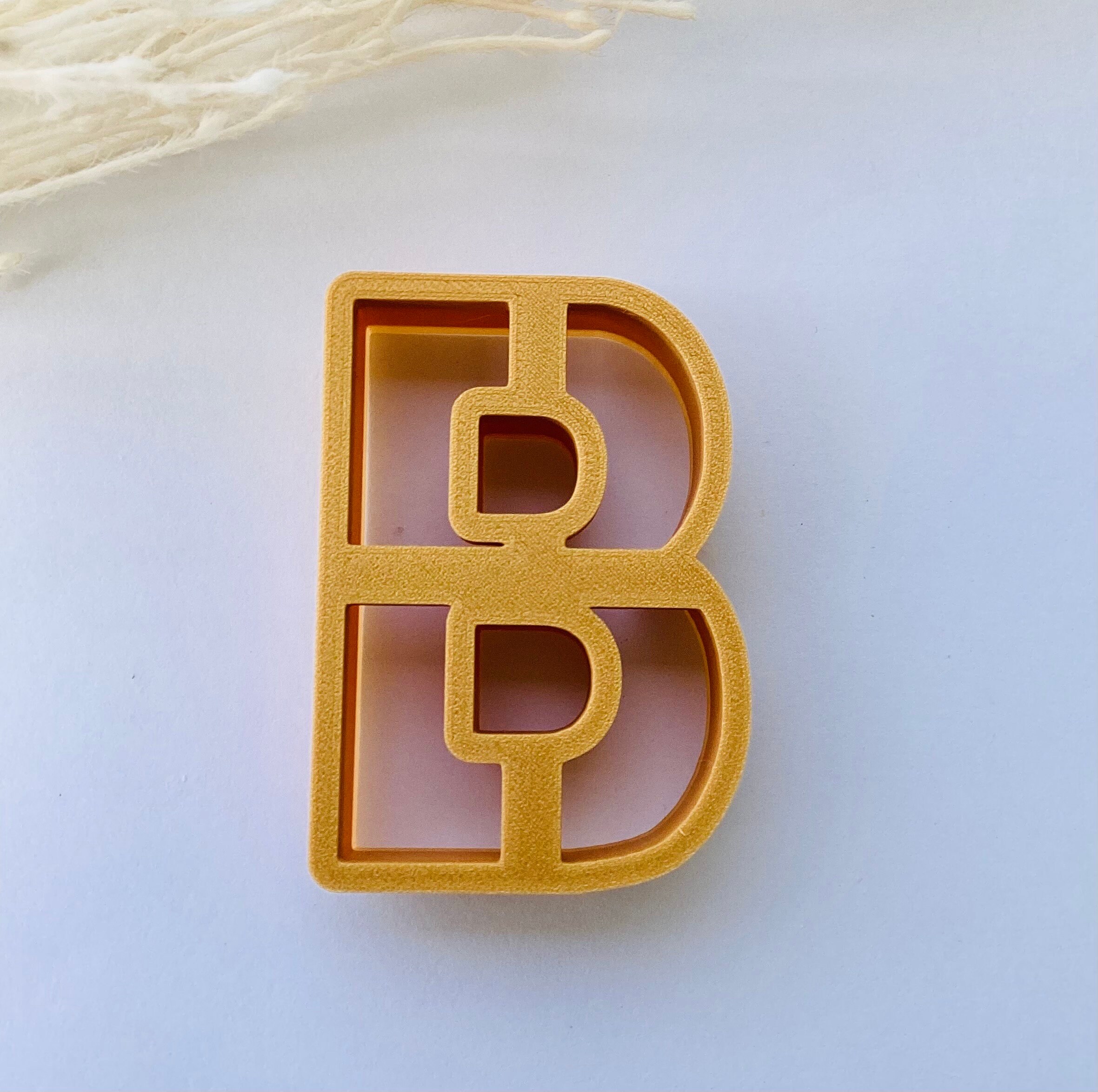 Alphabet Letter B Cookie Cutter Letter B Large Clay Cutter - Etsy