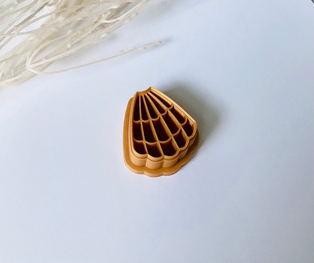 Shell Imprint Clay Earring Cutter 4 Lines, Sea Shell Clay Earring ...