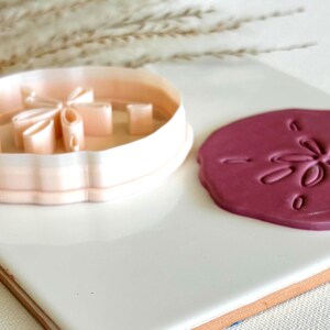 Organic Sand Dollar Large Imprint Cutter, Clay Sand Dollar Pendant ...