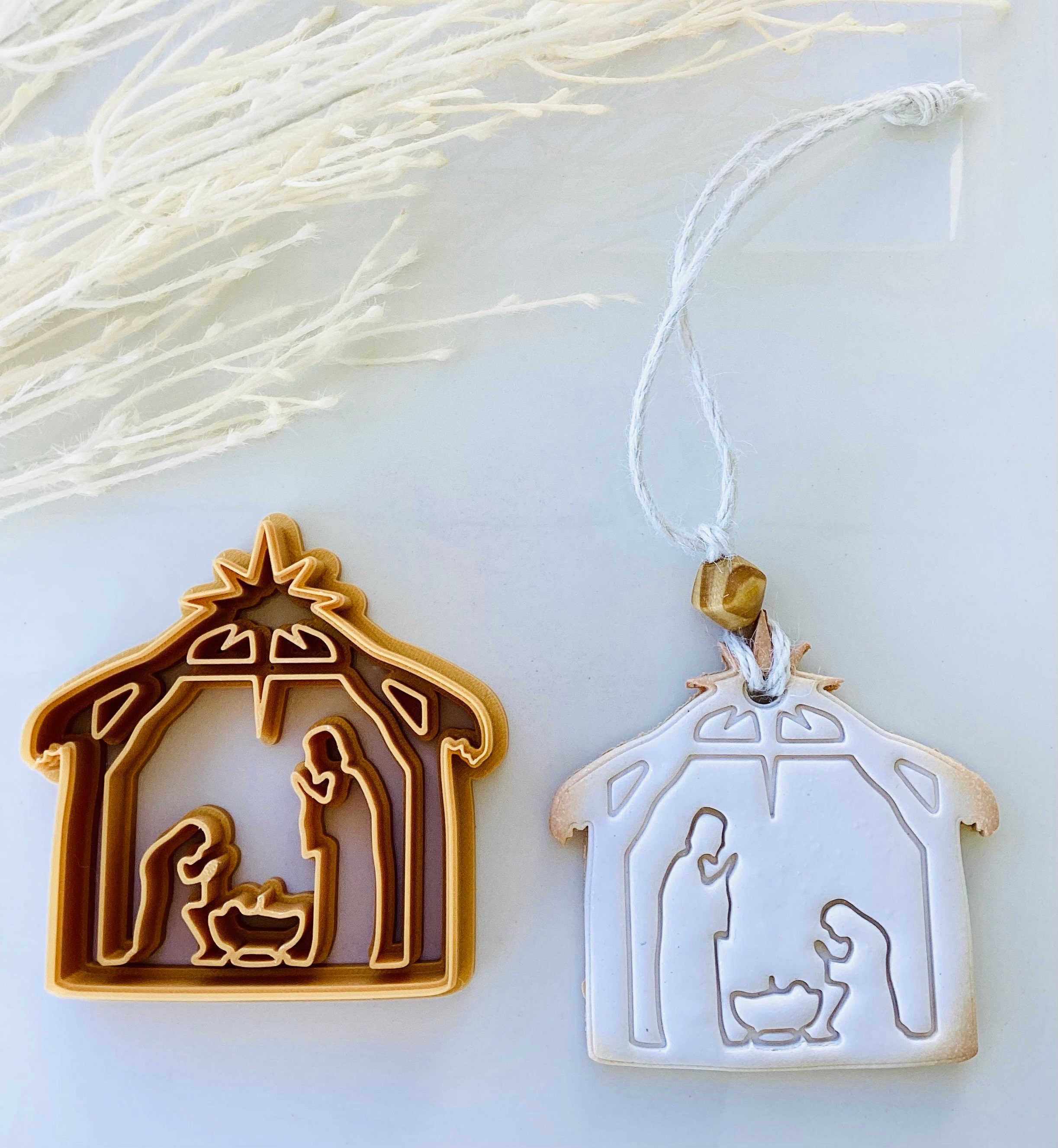 Christmas Nativity Scene Imprint Cutter, Nativity Ornament Cutter ...