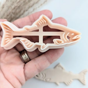 Trout Imprint Cutter, Fish Cookie Cutter, Trout Clay Cutter, Polymer ...