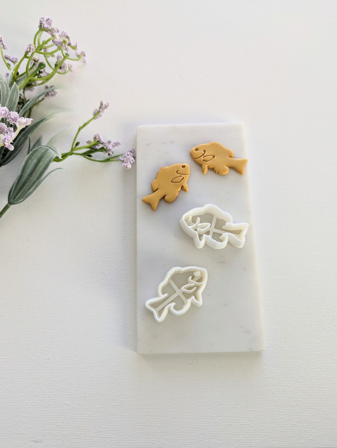 Bluegill Earring Imprint Cutter, Fish Earring Clay Cutter, Sunfish Clay ...