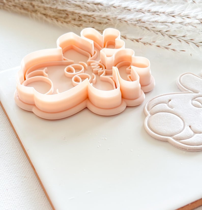 Reindeer Cutter and Stamp, Deer Imprint Cutter, Large Clay Cutter ...