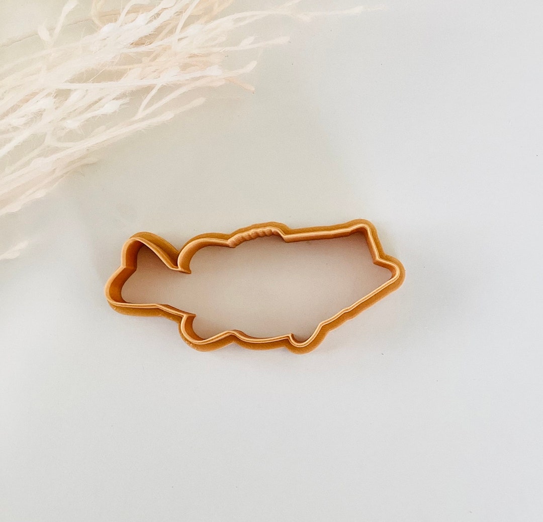 Largemouth Bass Cookie Cutter Cutter , Fish Cookie Cutter, Bass Large ...