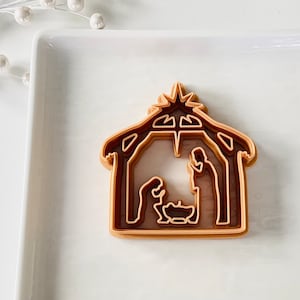 Christmas Nativity Scene Imprint Cutter, Nativity Ornament Cutter ...