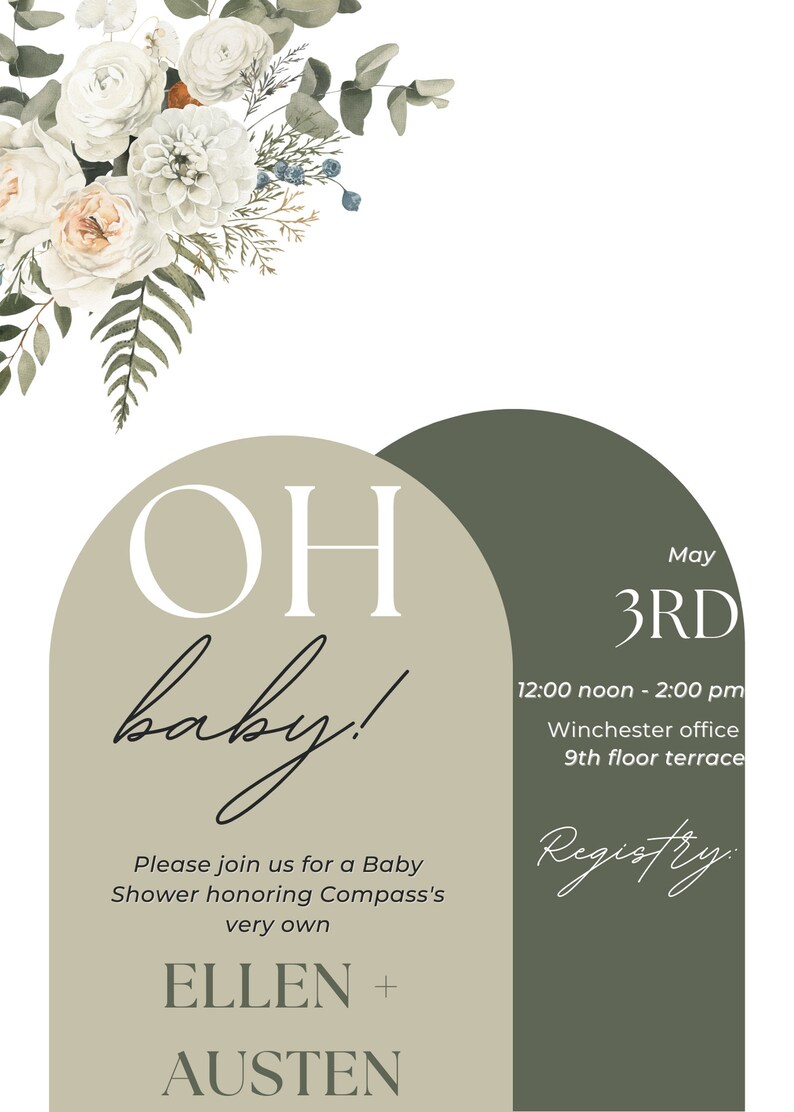 Custom Baby Shower Invitations - Etsy