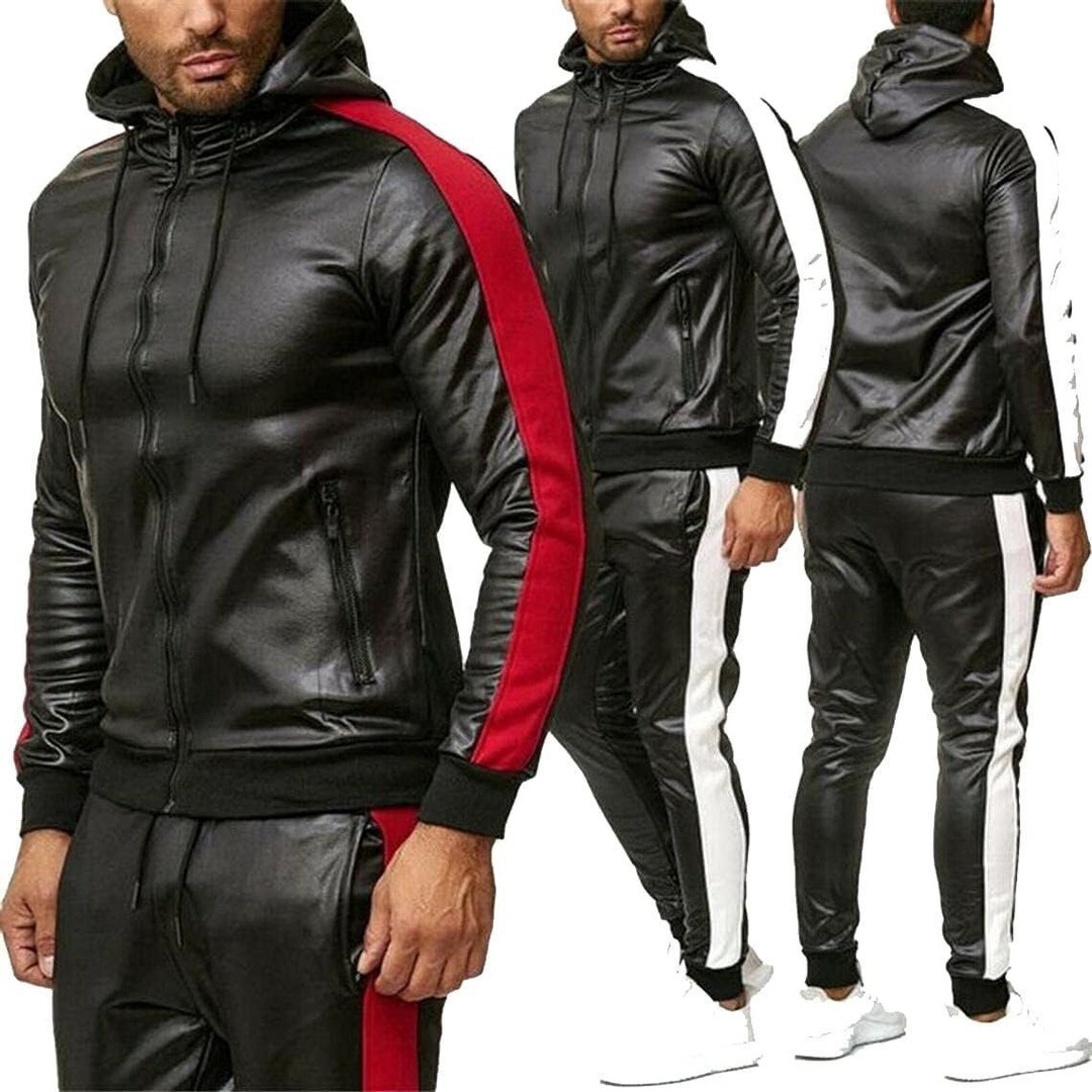 Handmade Leather Tracksuits for Mens - Etsy