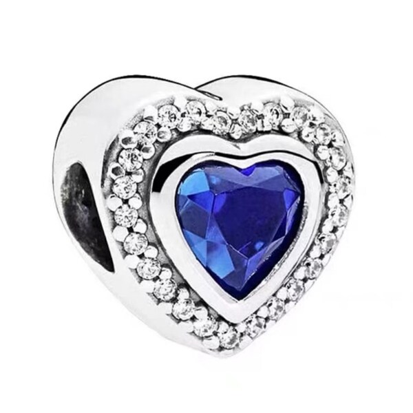 Blue Heart Ring - Etsy