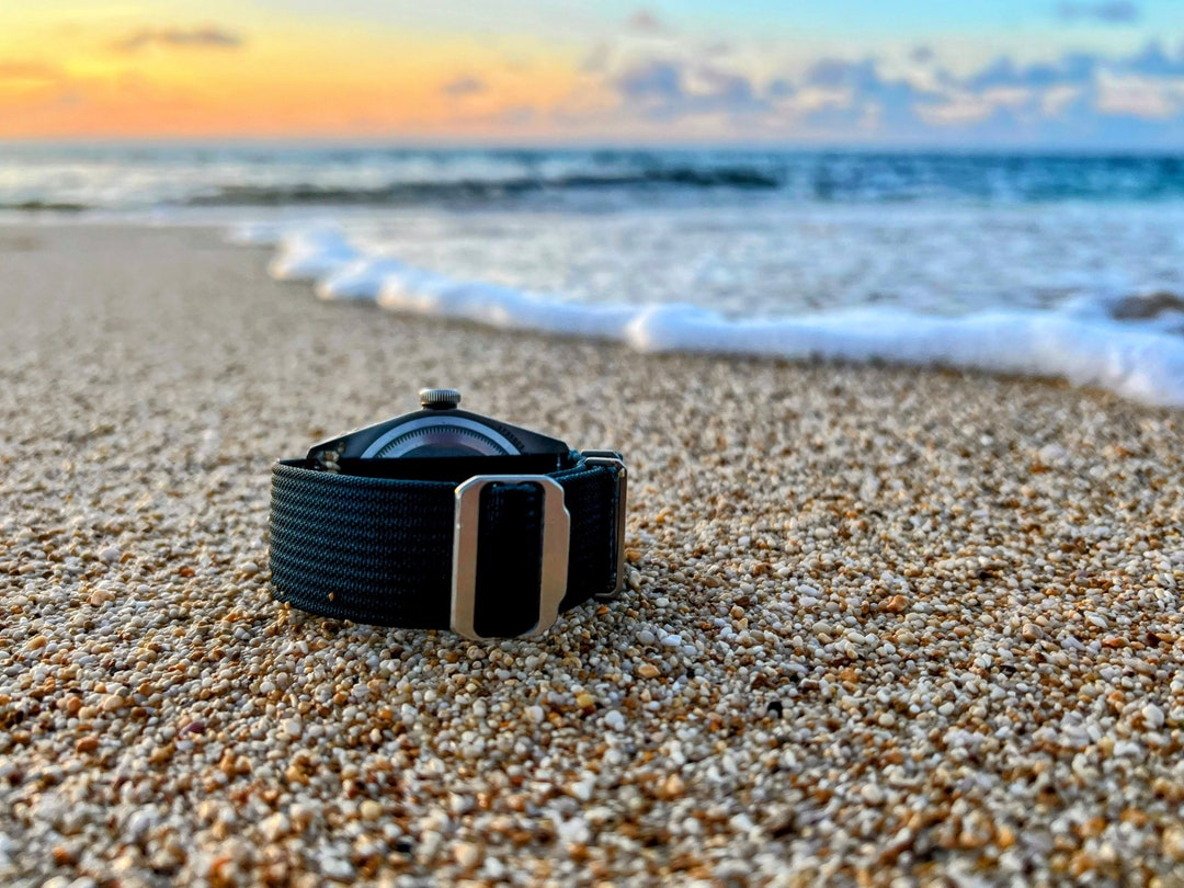 Micro-adjustable Ribbed Watch Strap Spring Made – Ribbed Fabric Mesa ...