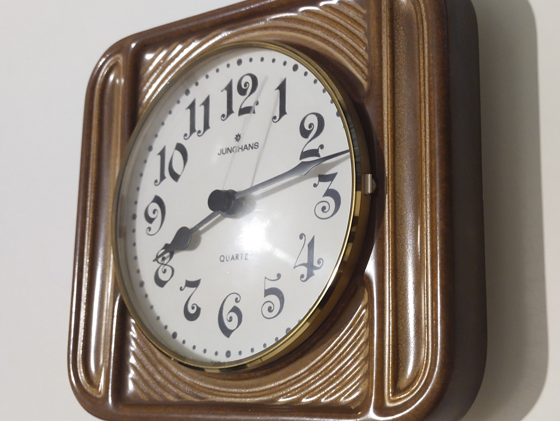 Vintage Junghans Quartz Clock 1970s German Kitchen Clock Retro Kitchen ...