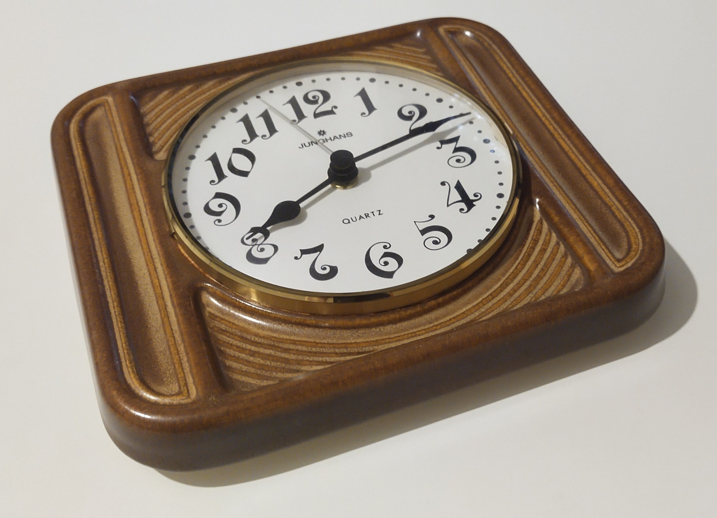 Vintage Junghans Quartz Clock 1970s German Kitchen Clock Retro Kitchen ...