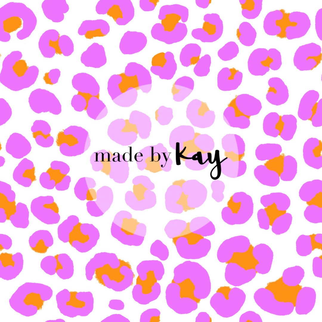 Pink Leopard Spots Seamless Digital Repeat, Leopard Dots Neon, Cheetah ...