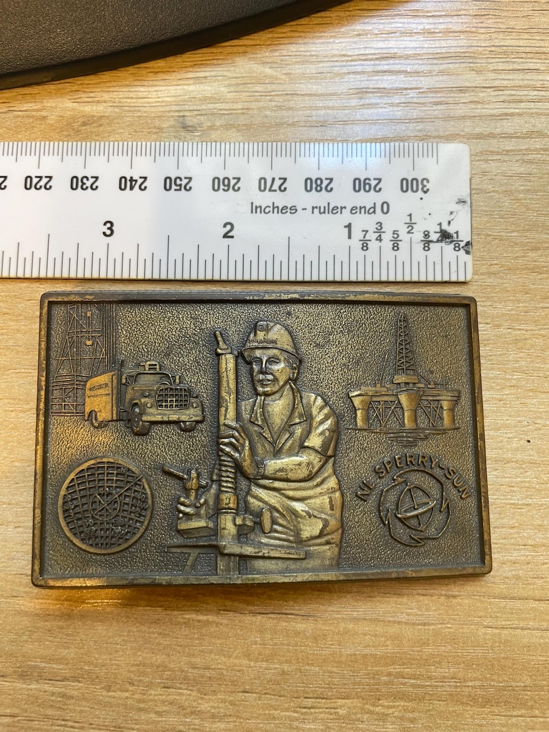 Vintage NL Sperry-sun Oilfield Belt Buckle - Etsy