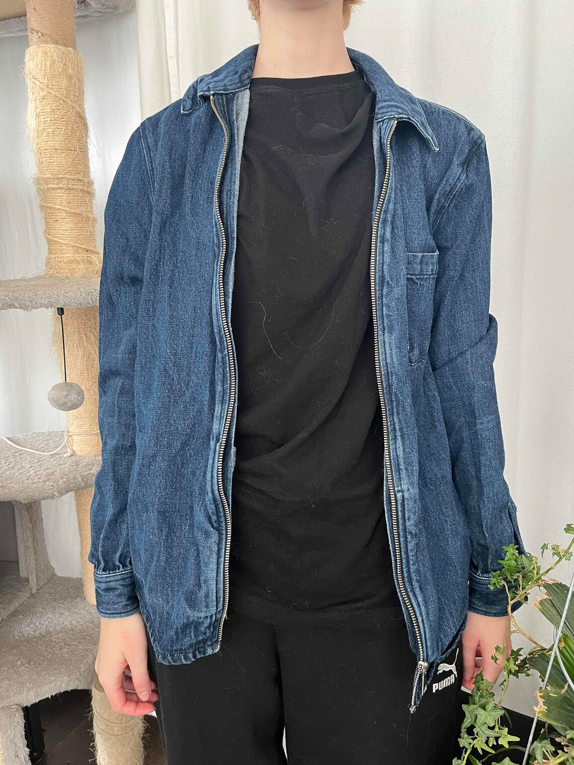 Hand Painted Sunflower Denim Jacket, Jean Jacket, Upscaled Custom ...