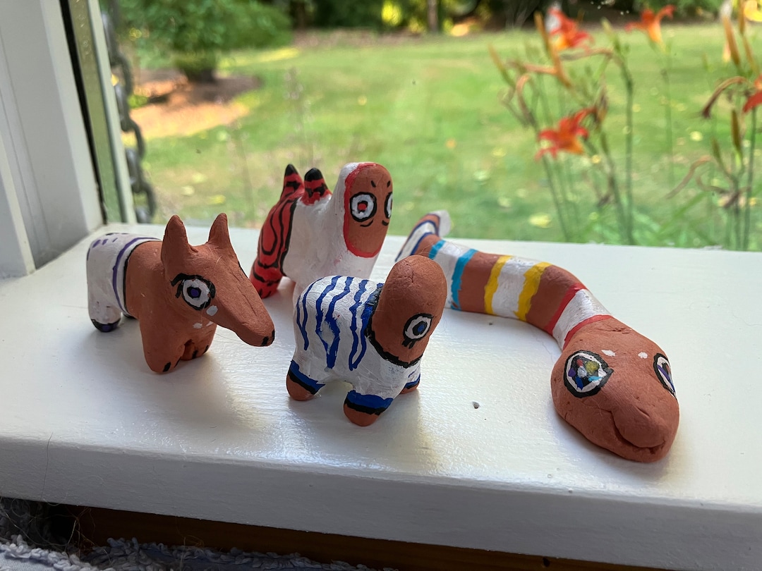 Custom Air Dry Clay Animal Figurines - Etsy