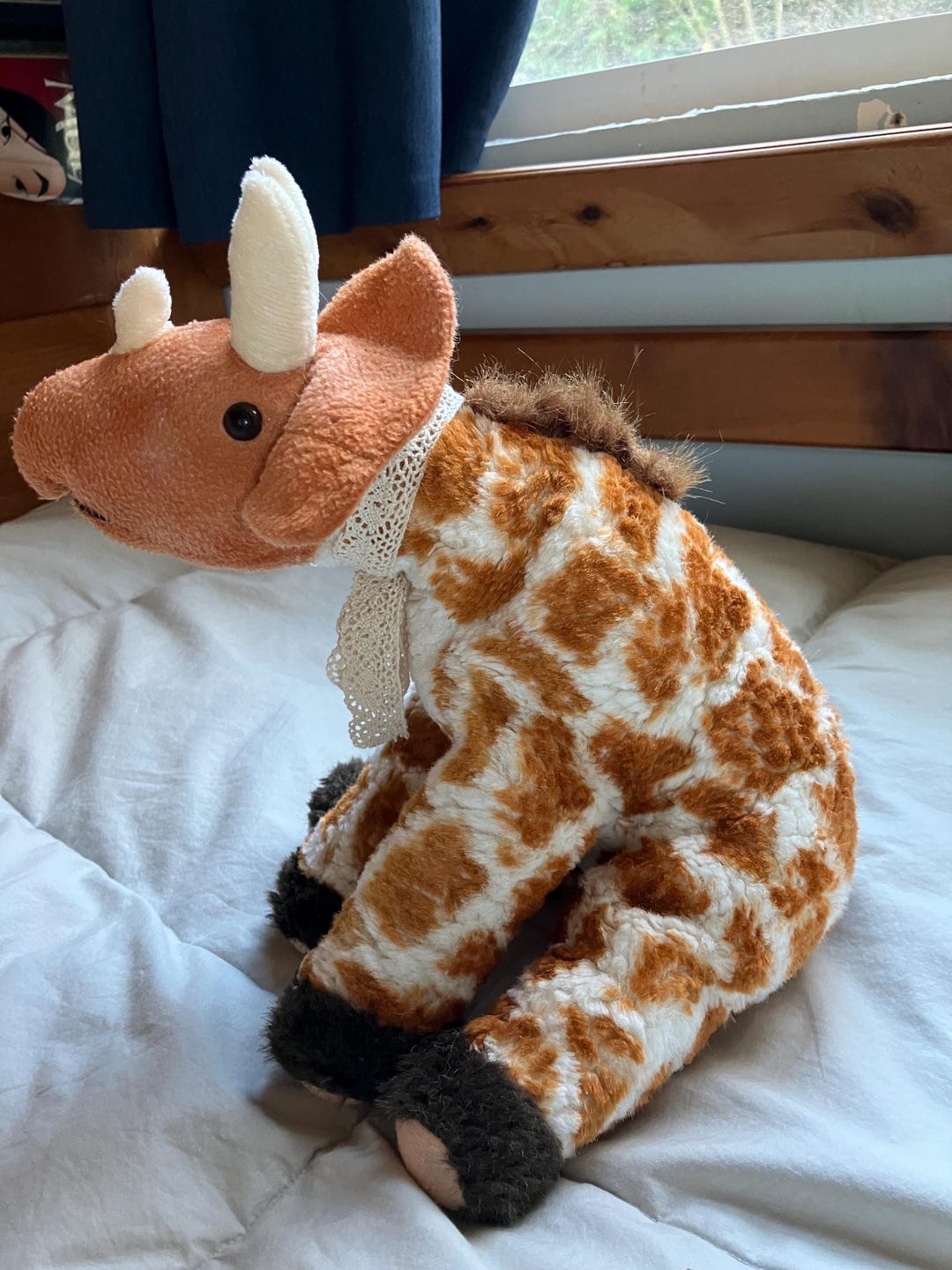 Giraffe Dinosaur, Chimera Plushie, Hybrid Stuffed Animal, Dino Plush ...