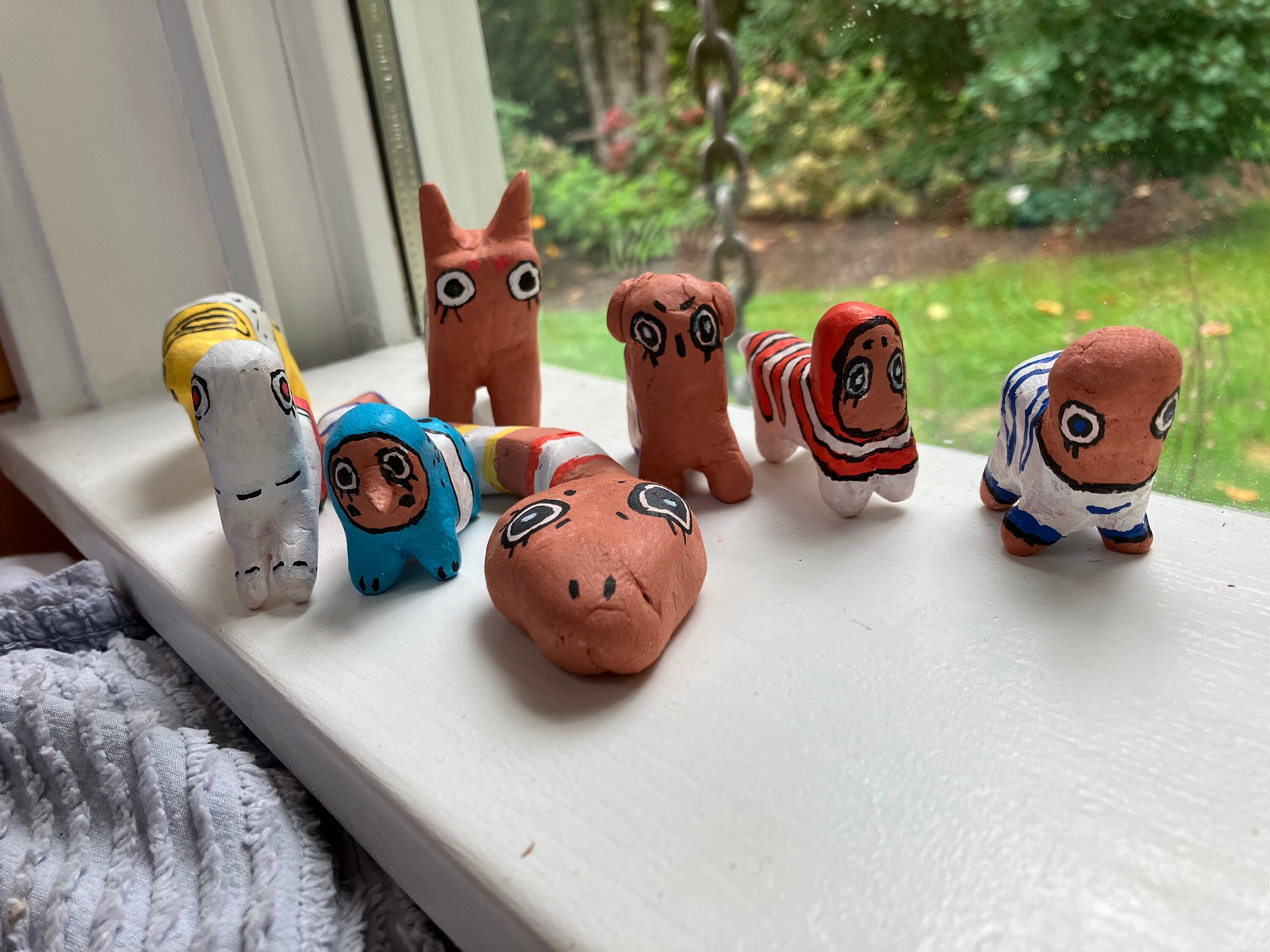 Air Dry Clay Animal Figurines - Etsy