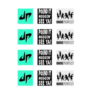 Dude Perfect Cupcake Toppers Printable - Etsy