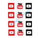 Youtube Cupcake Toppers Printable - Etsy