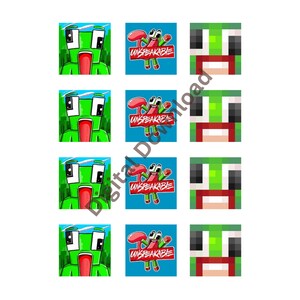 Unspeakable Cupcake Toppers Printable - Etsy