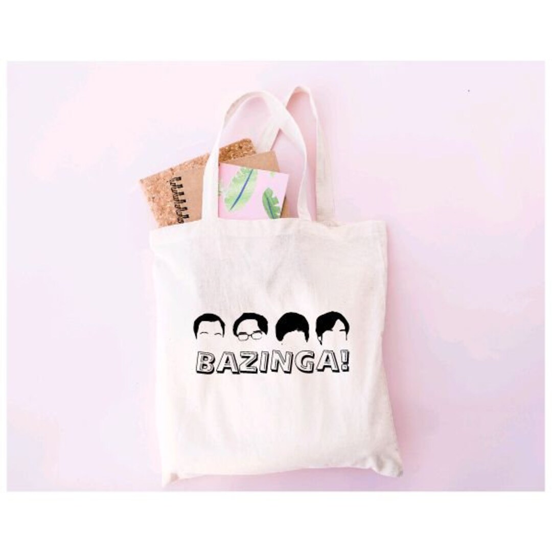 Bazinga Big Bang Theory Canvas Tote Bag Will Be the Coolest Gift for ...