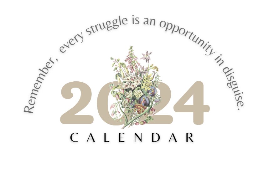 Printable Motivational Calendar 2024 - Etsy