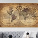 World Map Canvas Art, Old World Map, Old World Map Art Canvas, Map ...