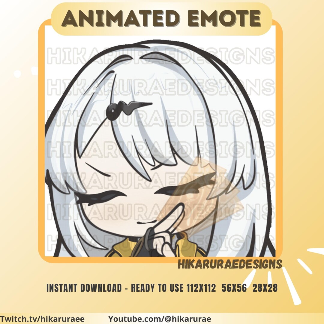 Yi Xuan Animated Emote | Zenless Zone Zero Twitch Emote | ZZZ Streamer ...