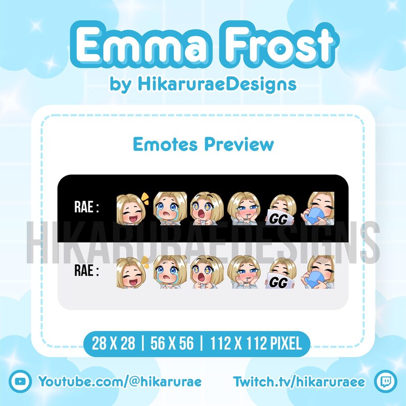 Emma Frost Twitch Emote Download - Cute Streamer Emotes L Marvel Rivals ...