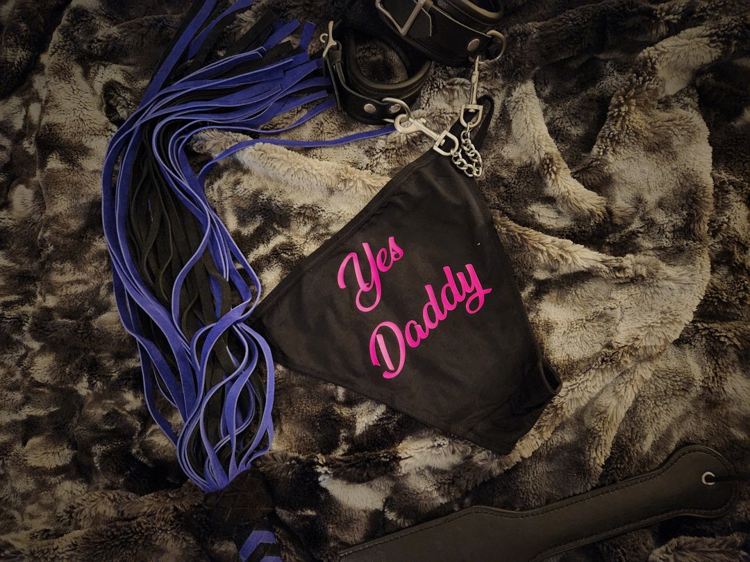 Custom Personalized Panties Sexy Submissive Bdsm Party Yes Daddy