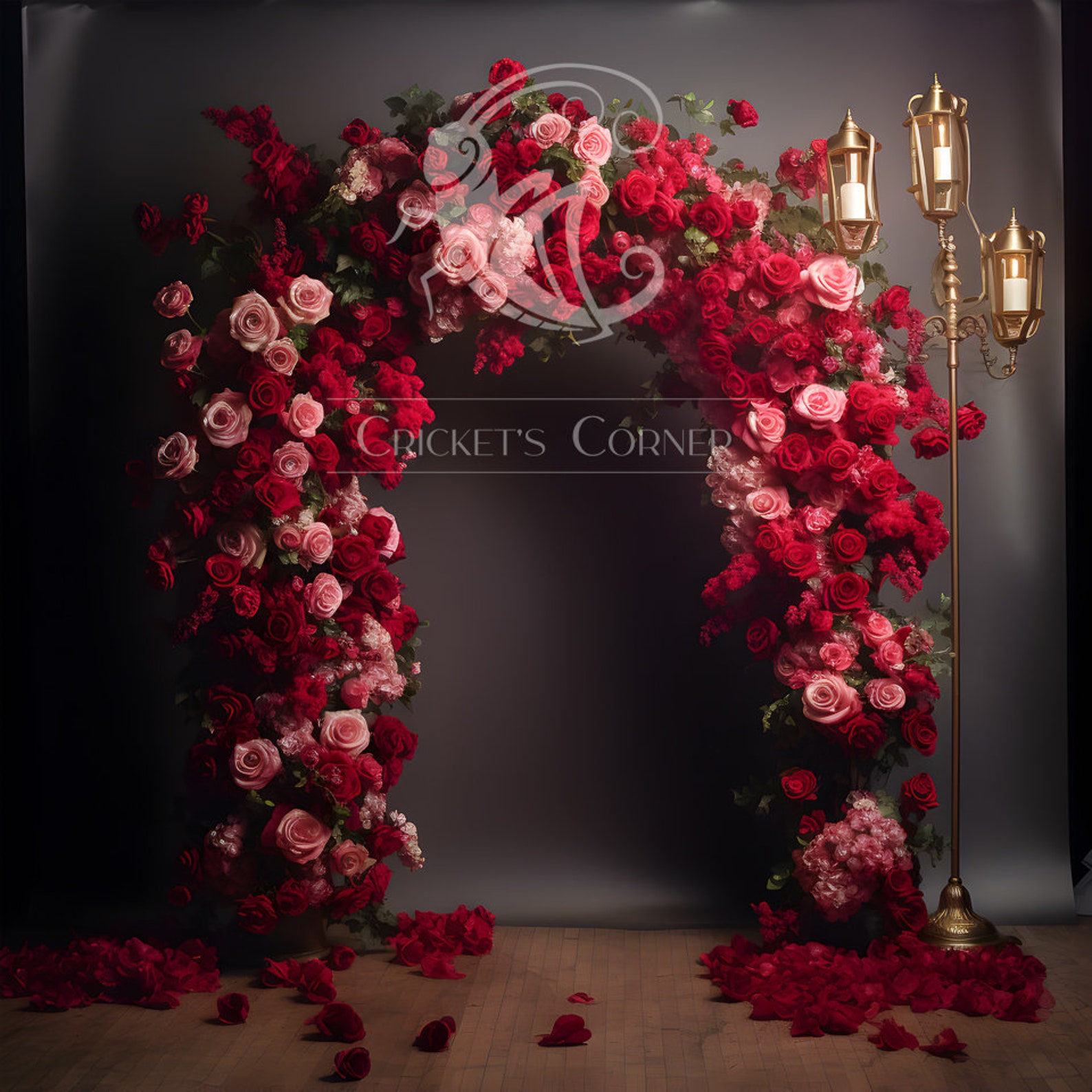 50 Birth Month Flower Frame Digital Backdrops, Studio Overlays ...