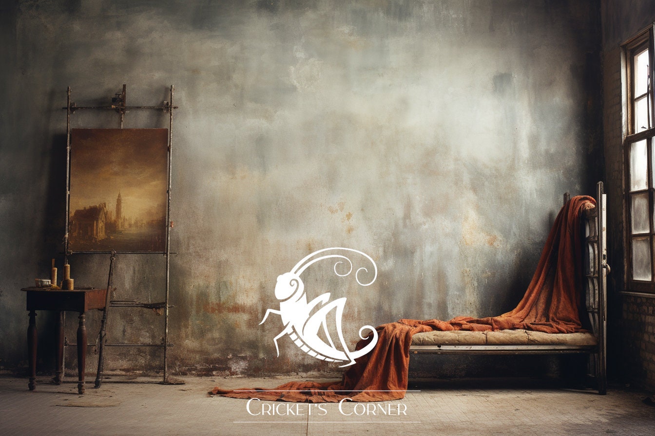 40 Fine Art Retro Studio Digital Backdrops, Photography Studio Retro ...