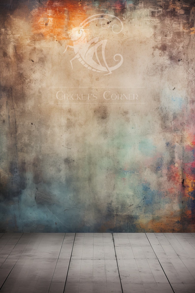 50 Handpainted Grungle Studio Digital Backdrops, Photography Studio ...