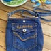 Small Denim Bag, Denim Purse, Denim Handbag, Bohemian, Hobo, Hippie ...