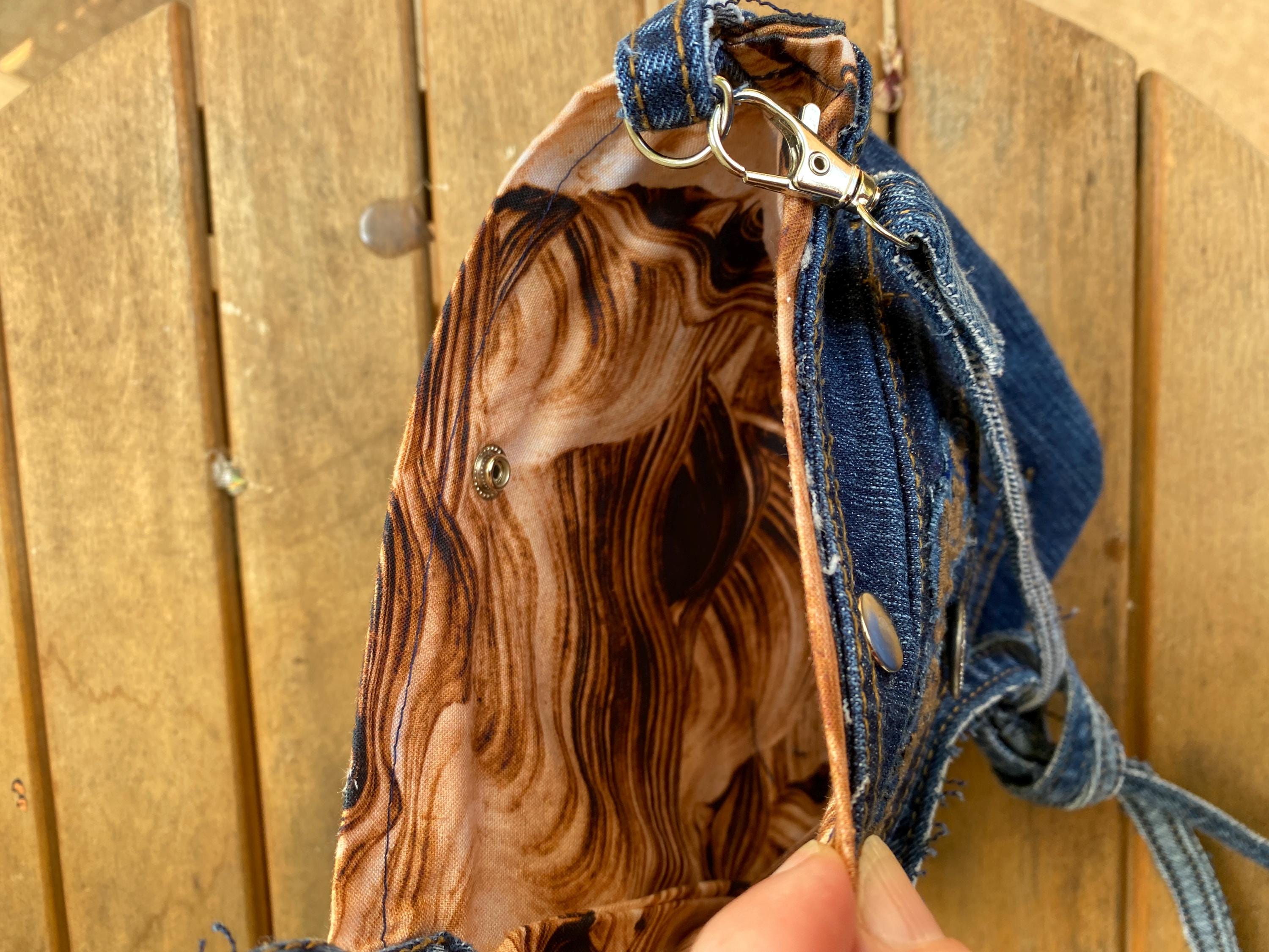 Small Denim Bag, Denim Purse, Denim Handbag, Bohemian, Hobo, Hippie ...