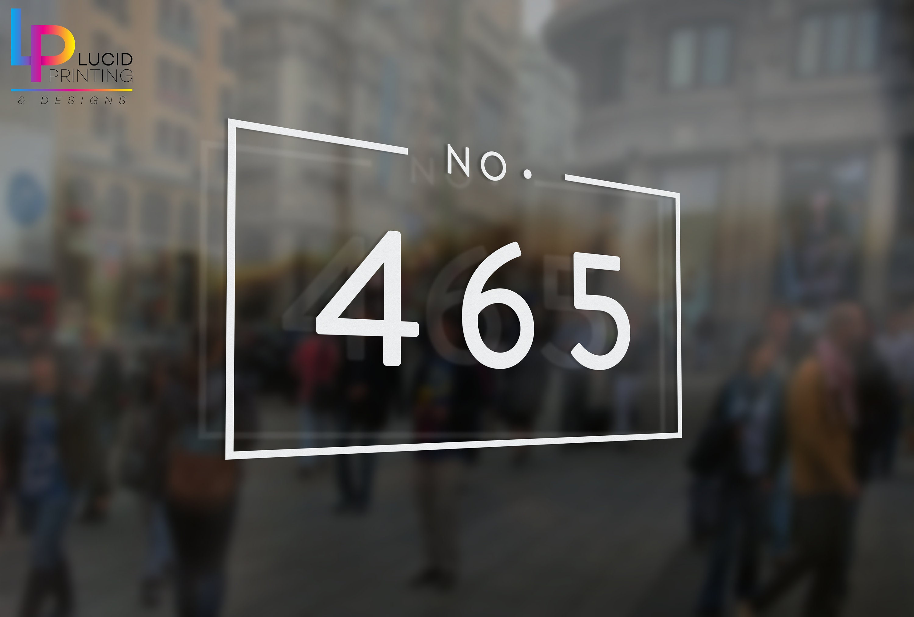 Office Number Custom Vinyl Decal Business Office Door Sign - Etsy